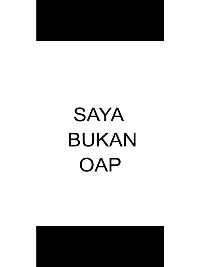 Bukan Oap 1 | PDF