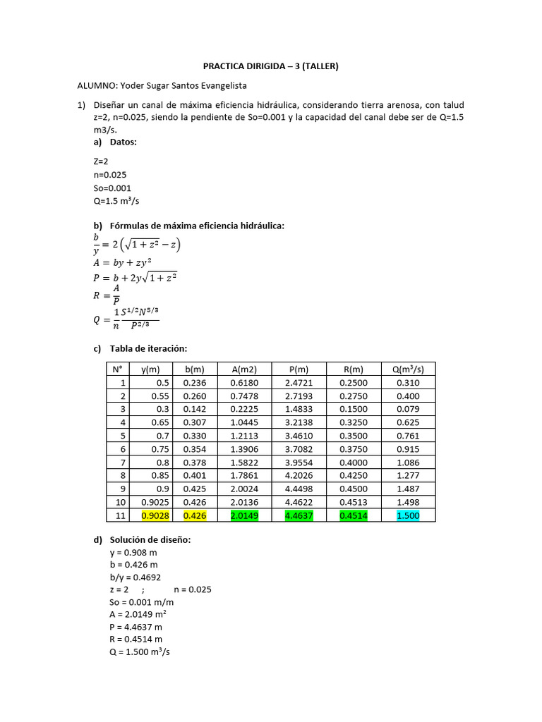 Practica Dirigida 3 | PDF