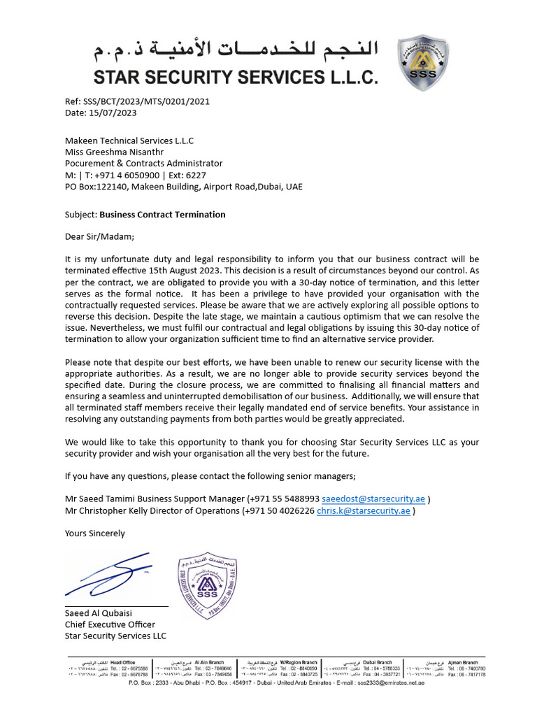 Makeen Technical Services L.L.C | PDF