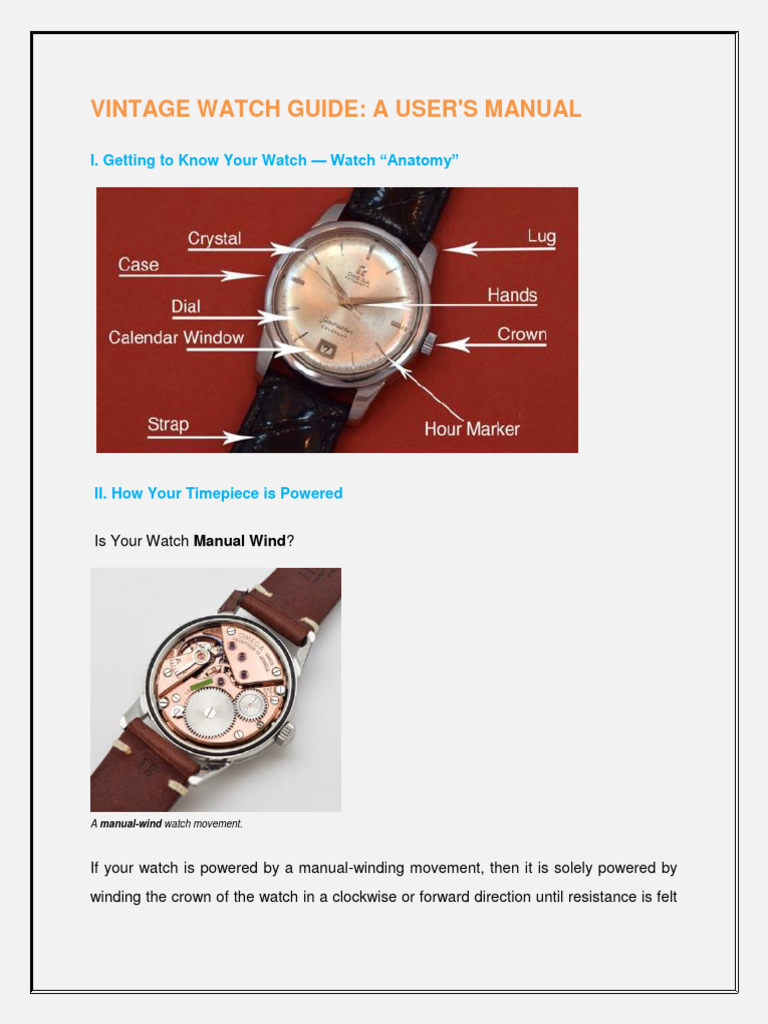 Vintage Watch Guide | PDF | Watch | Physical Sciences