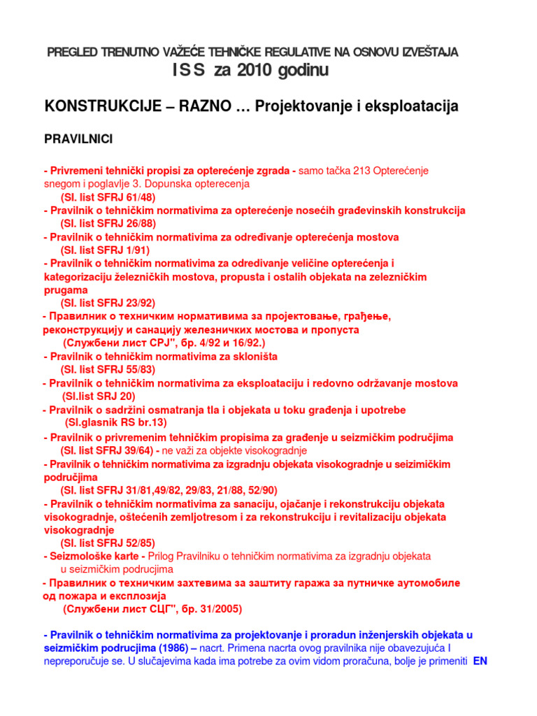 RAZNO KONSTRUKCIJE Projektovanje I Eksploatacija | PDF