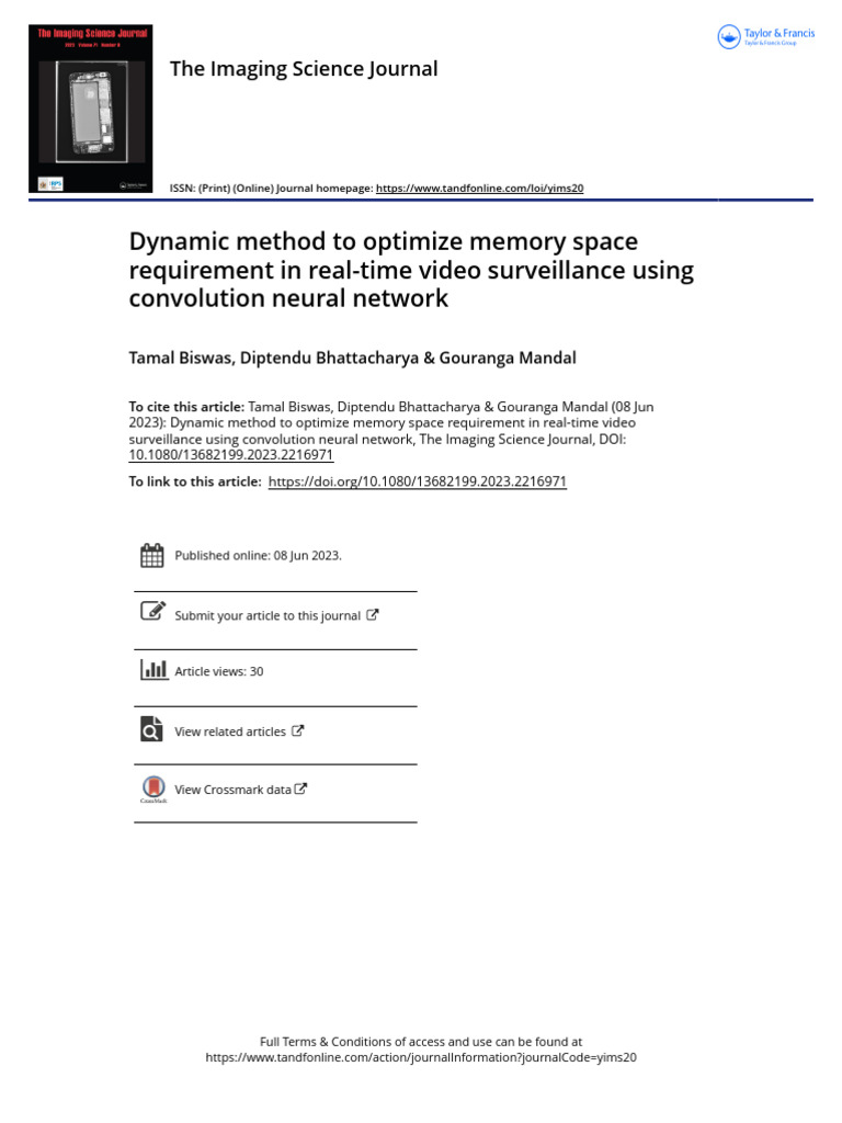Dynamic Method To Optimize Memory Space Requirement in Real-Time Video Surveillance Using ...
