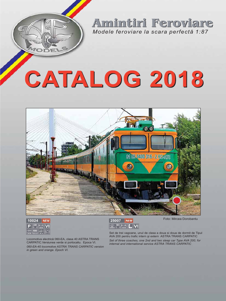 Amintiri Feroviare Catalog 2018 PDF | PDF