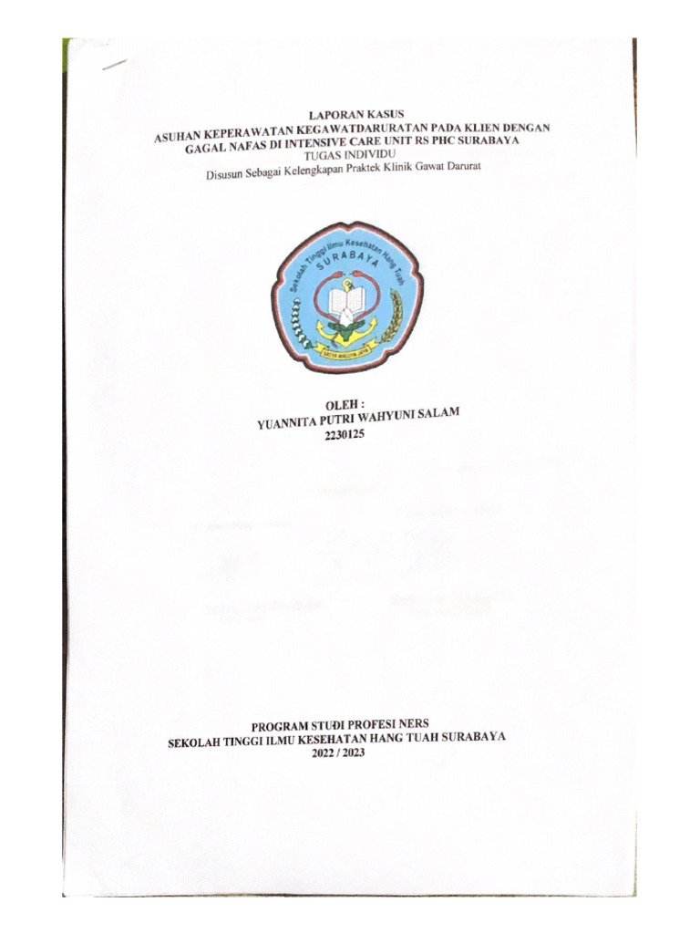 Askp Ujian Ggal Nafas | PDF