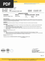 PERIPHERAL BLOOD SMEAR EXAMINATION Test Report Format Example Sample ...