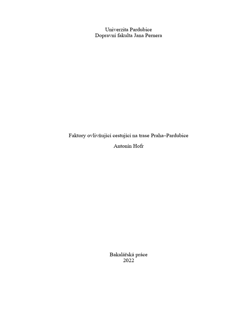 HofrA FaktoryOvlivnujici KP 2022 | PDF