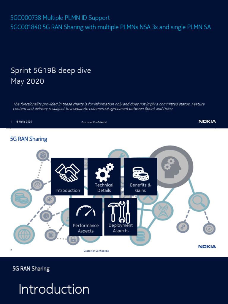 5GC000738 - 5GC001840 - Sprint - v0.1 - MORAN and MOCN | PDF | 4 G | Service Industries