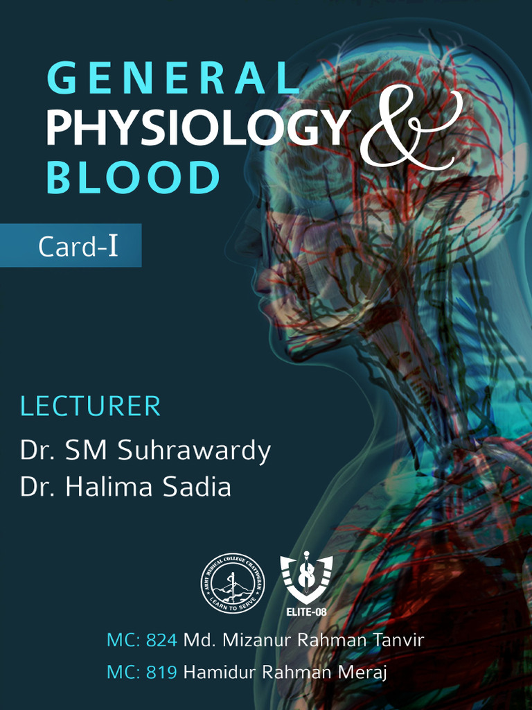 General Physiology and Blood Physiology | PDF