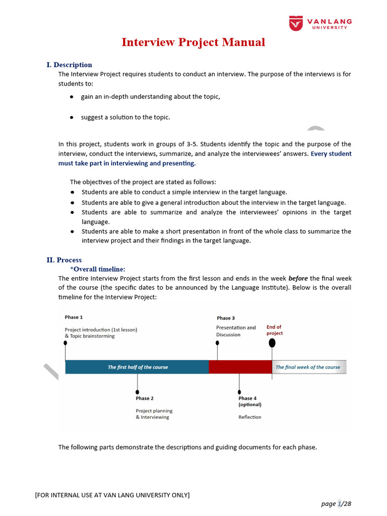 Student Interview Project Guide | PDF | Art