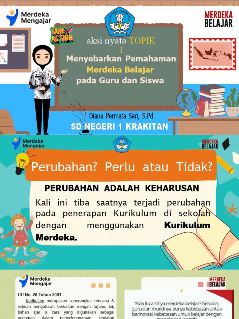 AKSI NYATA TOPIK 1 Menyebarkan Pemahaman Merdeka Belajar Pada Guru Dan ... AKSI NYATA TOPIK 1 Menyebarkan Pemahaman Merdeka Belajar Pada Guru Dan ...