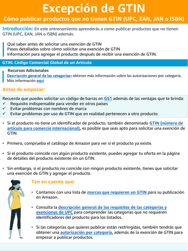 Excepcion de GTIN | PDF | Código Universal de Producto | Informática