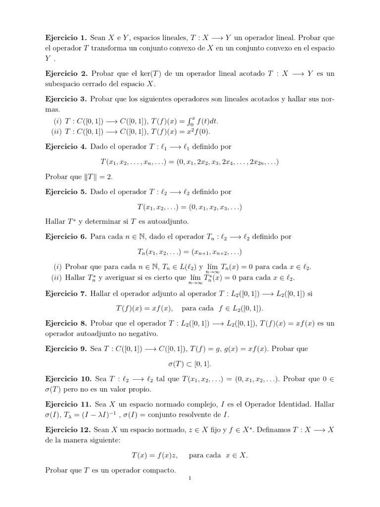 Hoja 4 | PDF | Mapa lineal | Funciones y mapeos