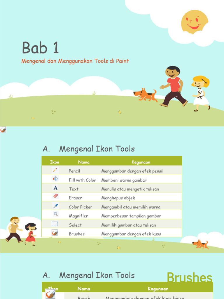 Fungsi dan Ikon Tools di Paint | PDF
