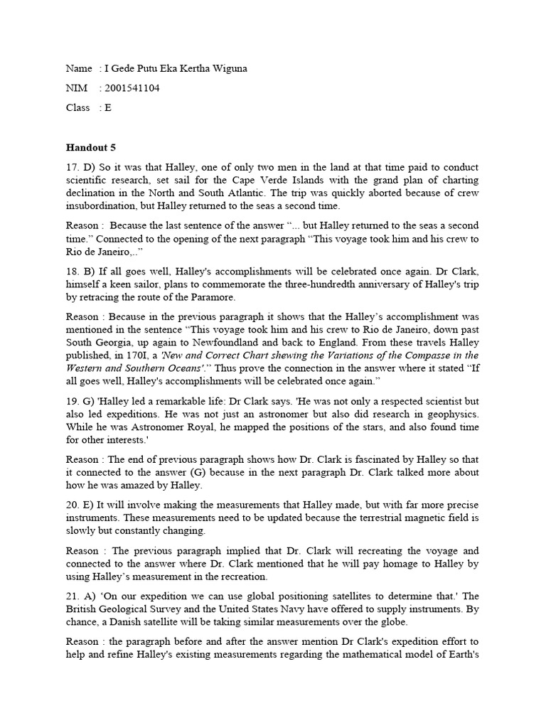 Reading Handout 5 | PDF