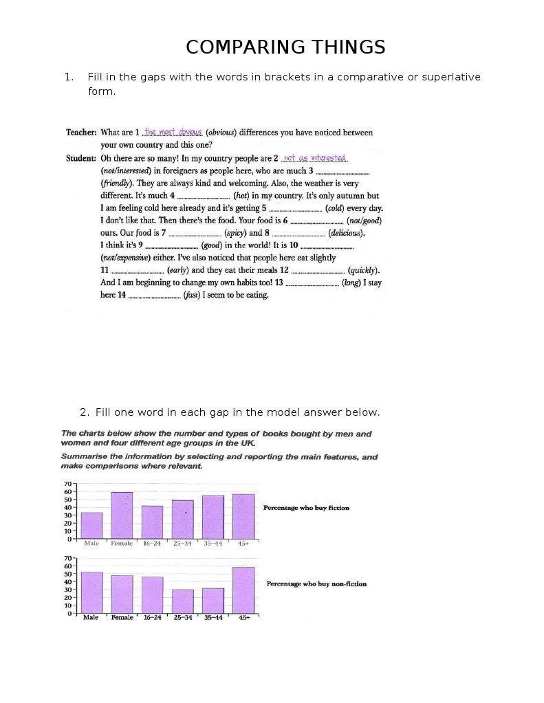 Comparing Things | PDF | Teaching Methods & Materials