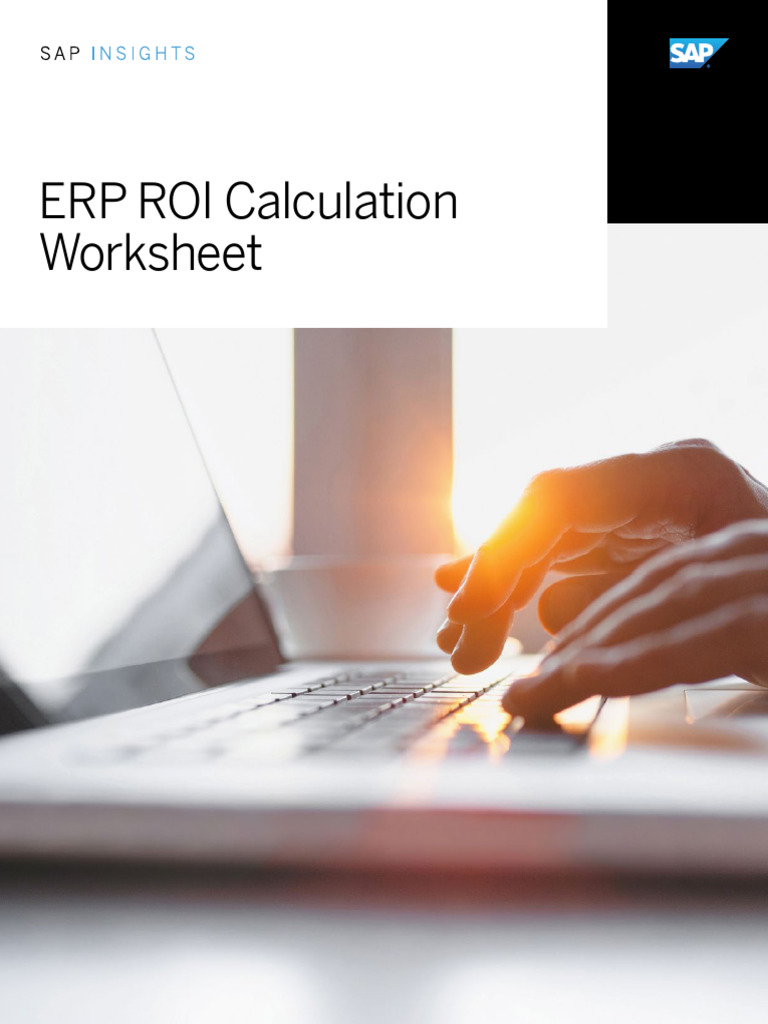 ERP ROI Calculation Worksheet | PDF | Finance & Money Management | Computers