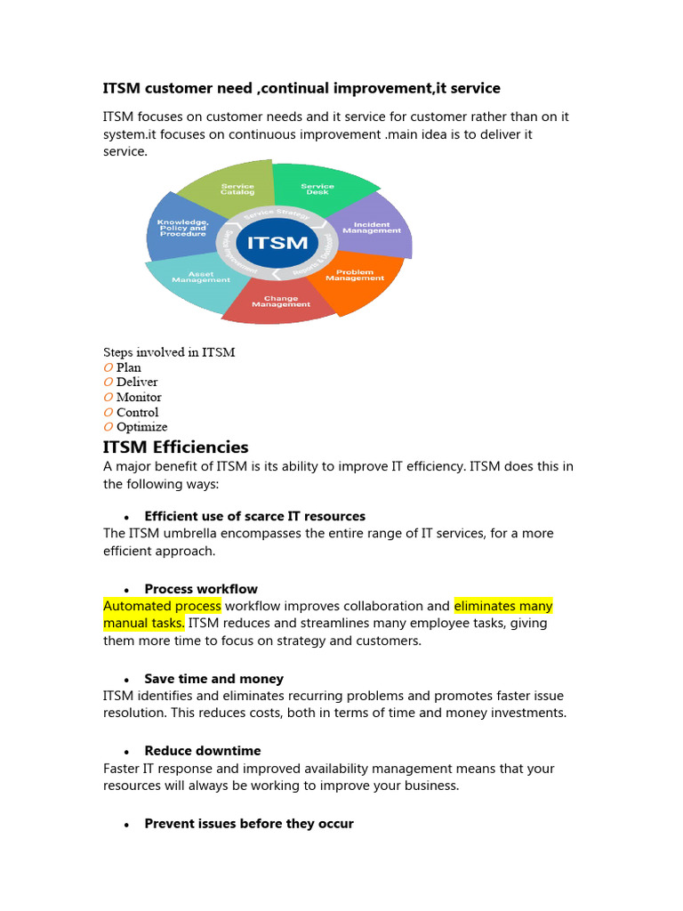 Itsm and CSM | PDF | Cloud Computing | Computer Engineering