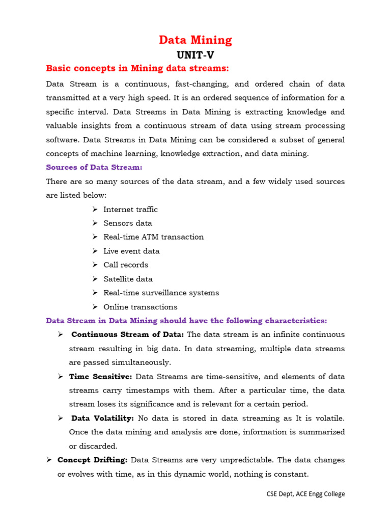 Data Mining - UNIT-V | PDF | Spatial Analysis | Internet & Web