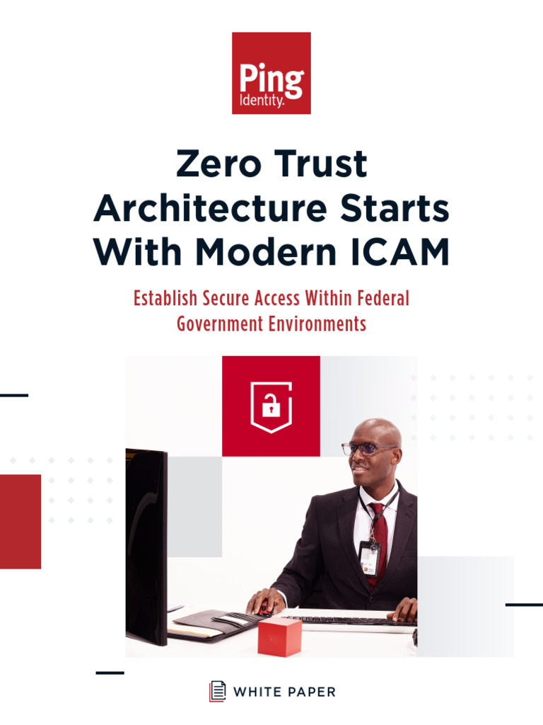 Ping Identity 3557 Zero Trust Architecture Modern Icam | PDF