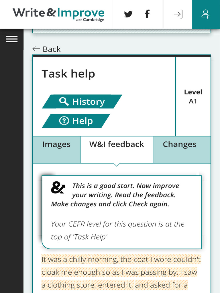 Write & Improve With Cambridge | PDF
