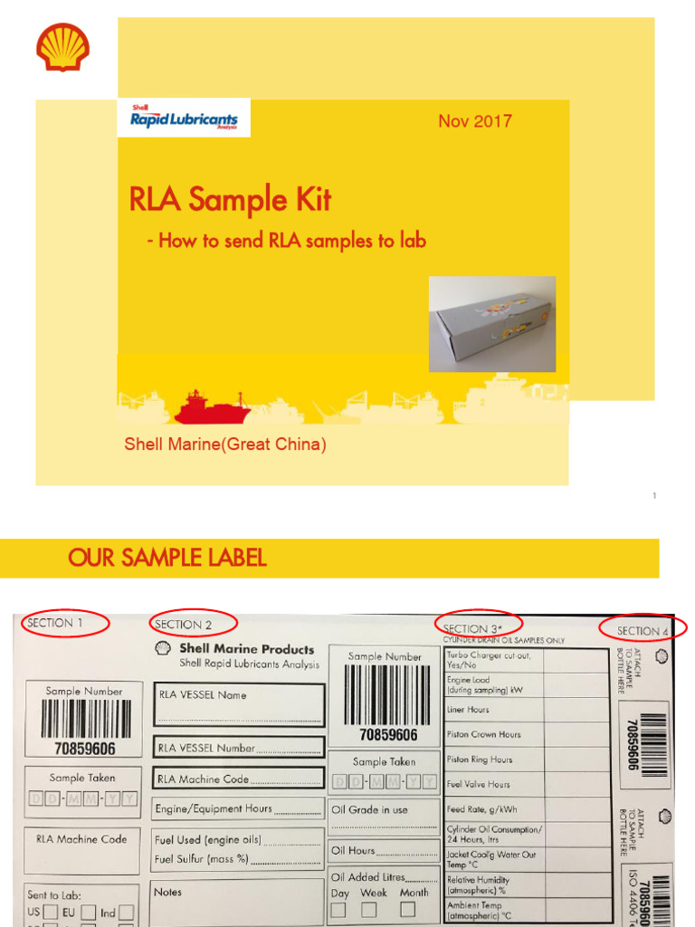 Shell RLA Sample Kit Manual - Oct. 2017 (Latest) - Related To RLA ...