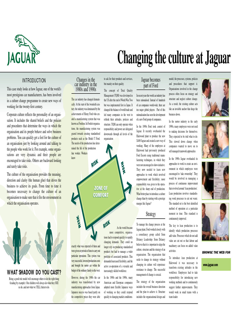 Jaguar Case Study | PDF | Lean Manufacturing | Business