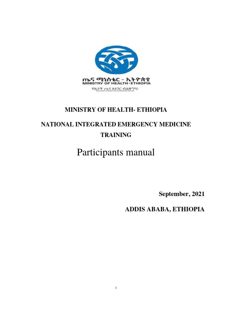 National Integrated Emergency Medicine Training Pdf Emergency