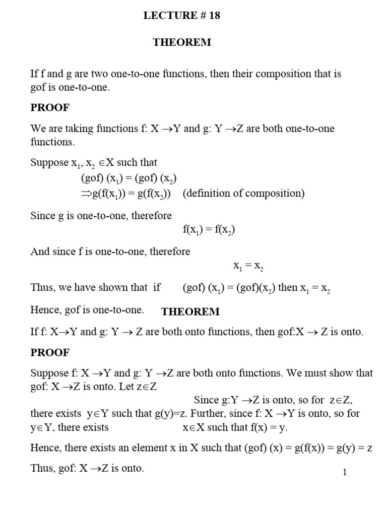 Lecture 18 Pdf Set Mathematics Function Mathematics