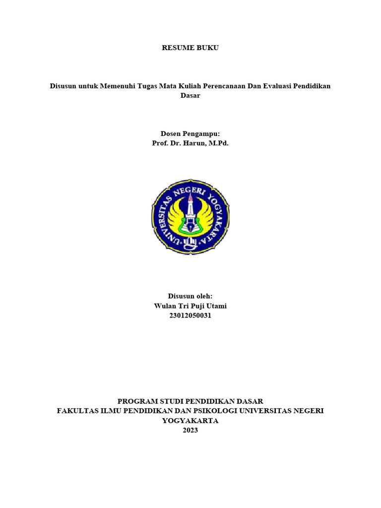 Resume Wulan Tugas-Harun | PDF