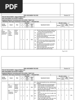 Storage Racking Risk Assessment | PDF | Risk | Safety