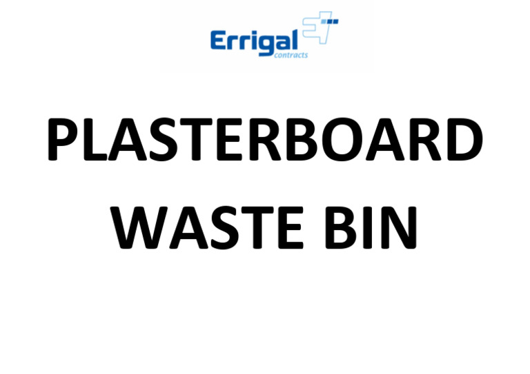 Plasterboard Skip | PDF