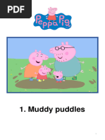 Peppa Pig Muddy Puddles Transcript | PDF
