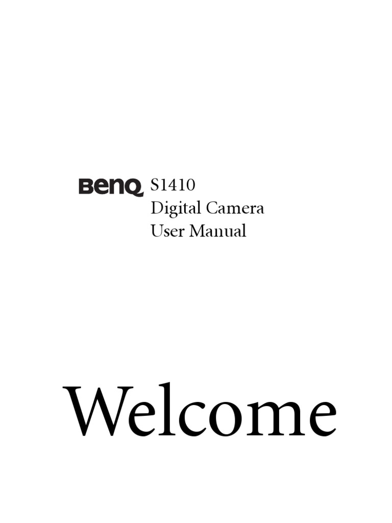 Welcome: S1410 Digital Camera User Manual | PDF | Digital Camera Modes | Camera