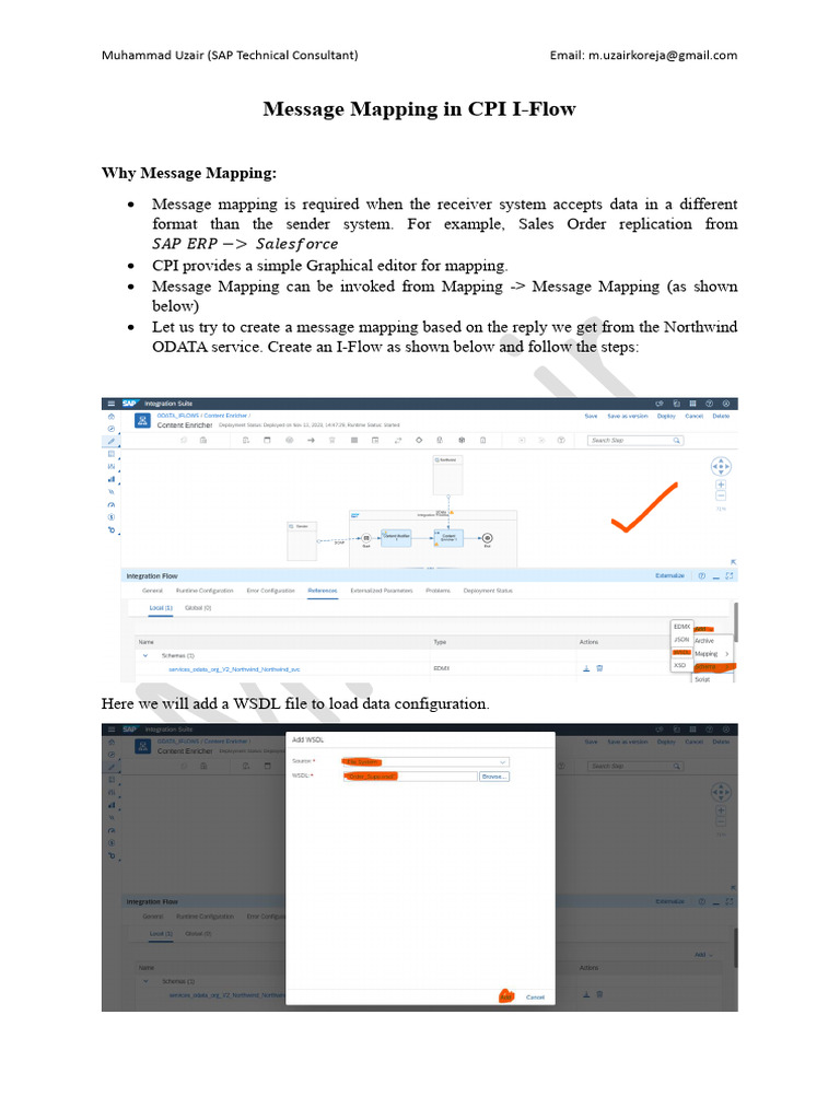 Message Mapping in CPI I-Flow | PDF