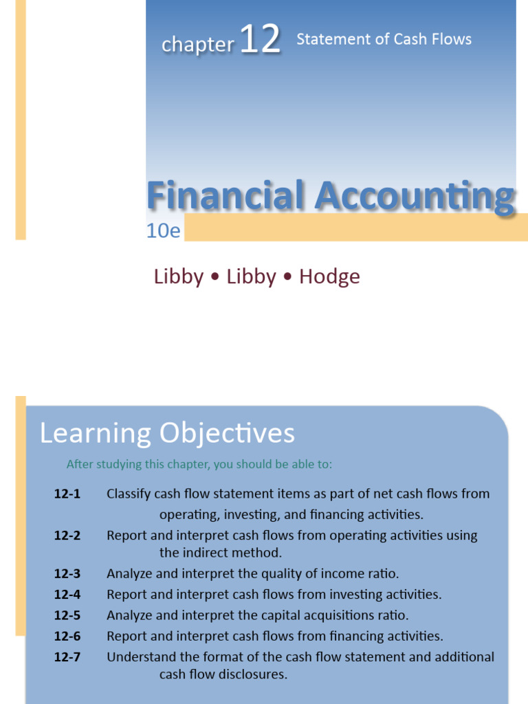 Libby 10e Chap012 | PDF | Debt | Cash Flow Statement