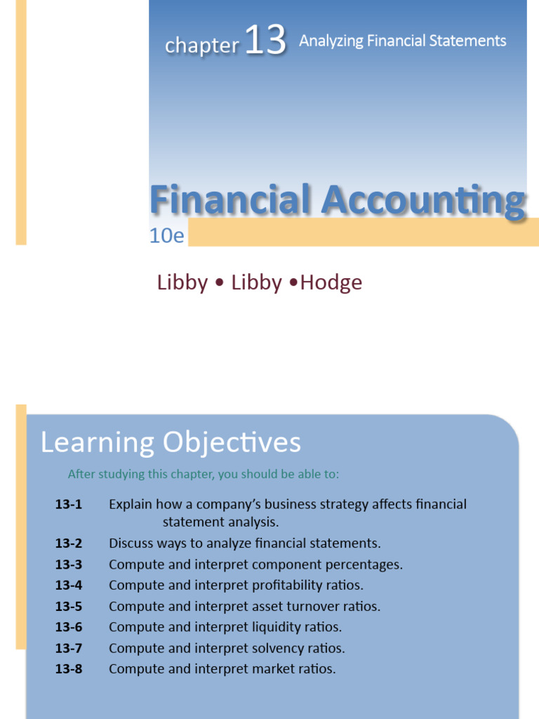 Libby 10e Chap013 | PDF | Revenue | Inventory