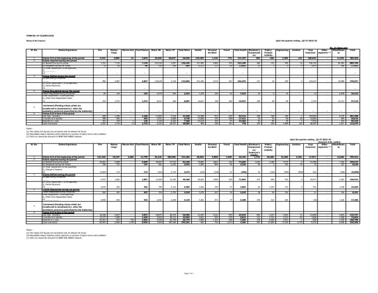 Insurance Claims Data Analysis | PDF | Social Programs | Insurance