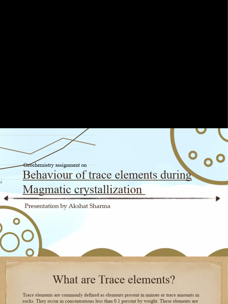 Behavior of Trace Elements During Magmatic Crystallization | PDF ...