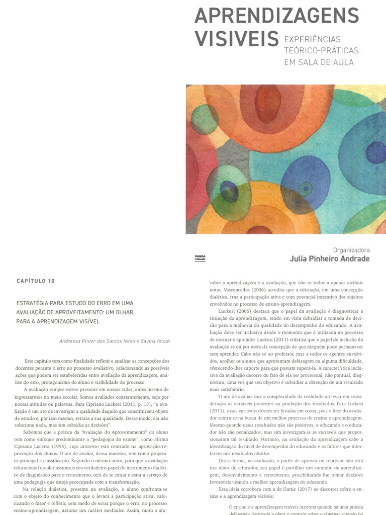 Aprendizagens Visiveis | PDF