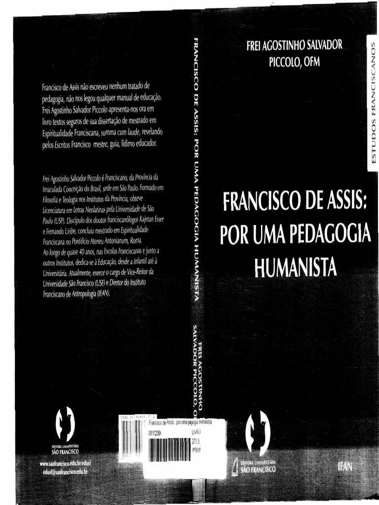 Francisco de Assis_ Por Uma Pedagogia Humanista | PDF | Francisco de ...