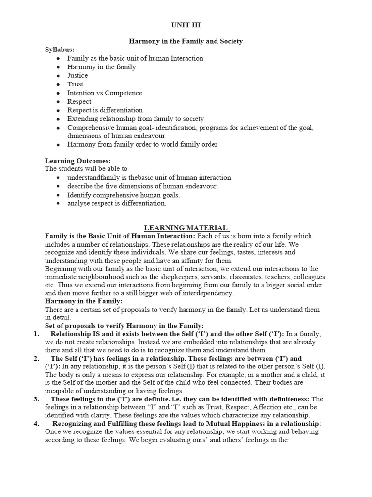 Share UHV-UNIT-3 | PDF | Love | Intention