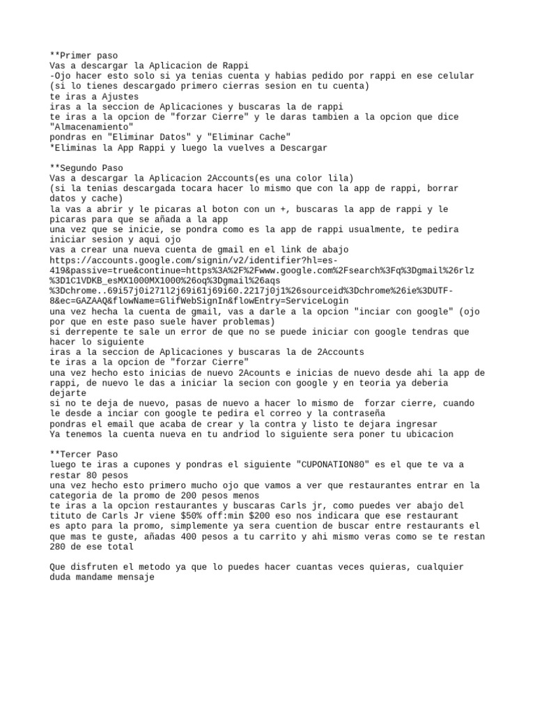 Metodo Rappi | PDF | Informática | Software