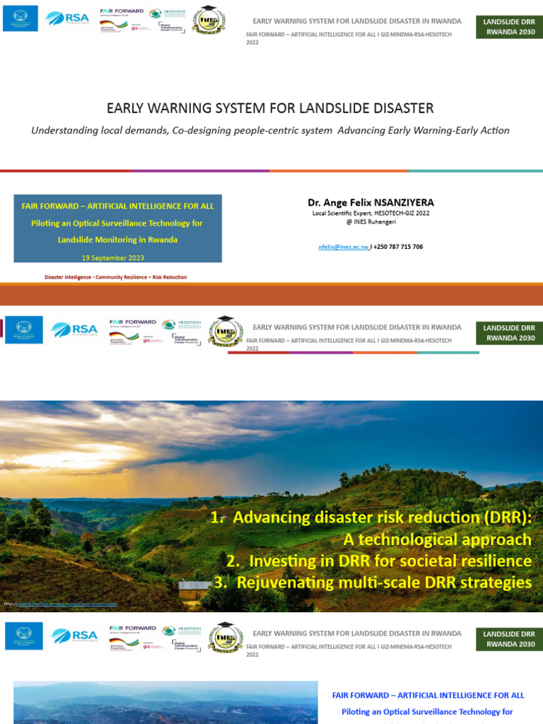 Piloting An Optical Surveillance Technology For Landslide Monitoring in Rwanda | PDF | Disaster ...