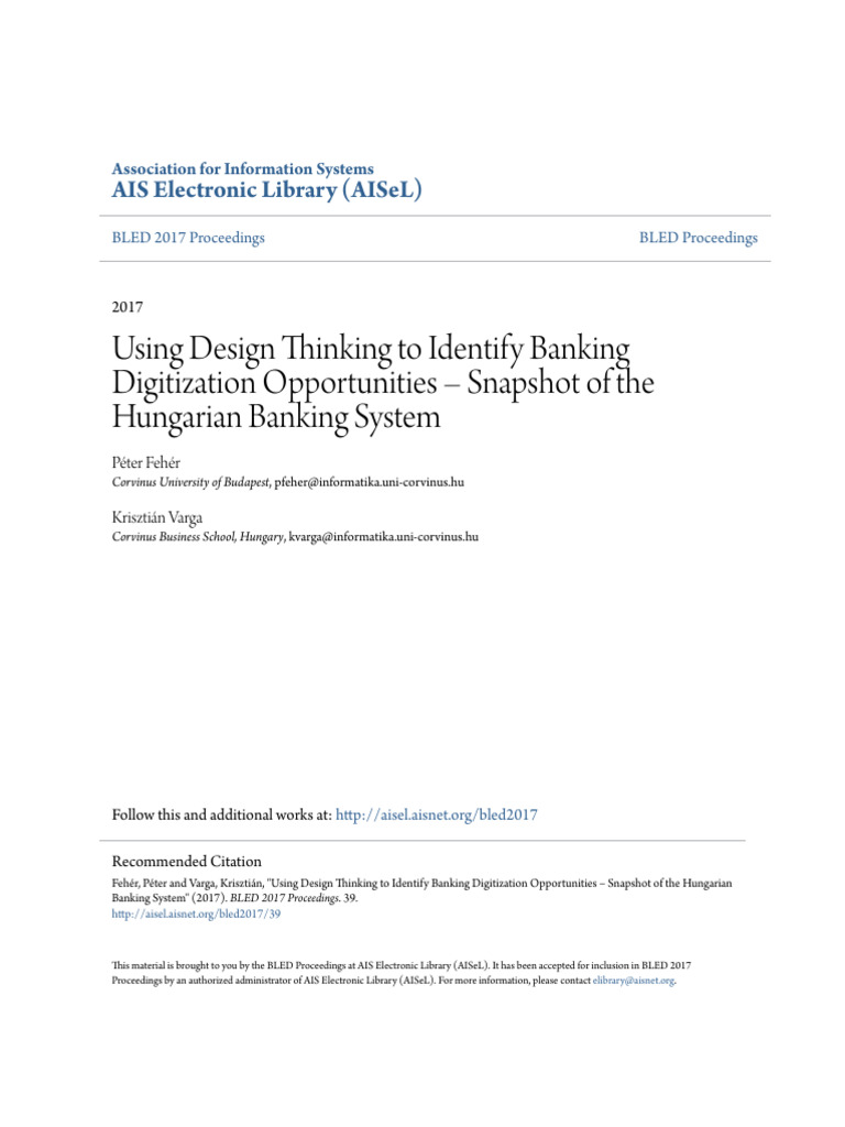 Using_Design_Thinking_to_Identify_Bankin | PDF | Design Thinking | Prototype