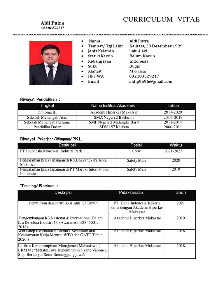 CV Baru | PDF