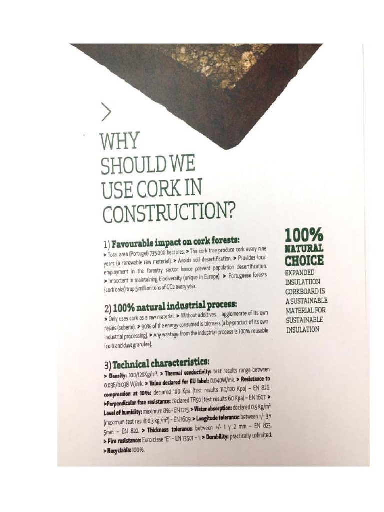 Cork Sheet Data Sheet 1 | PDF
