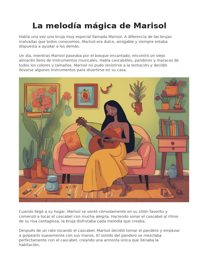 La Brujita Marisol Cuento | PDF