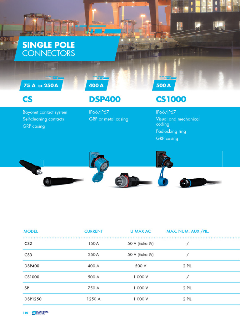Marechal Single Pole Range en | PDF | Electrical Connector | Electrical ...