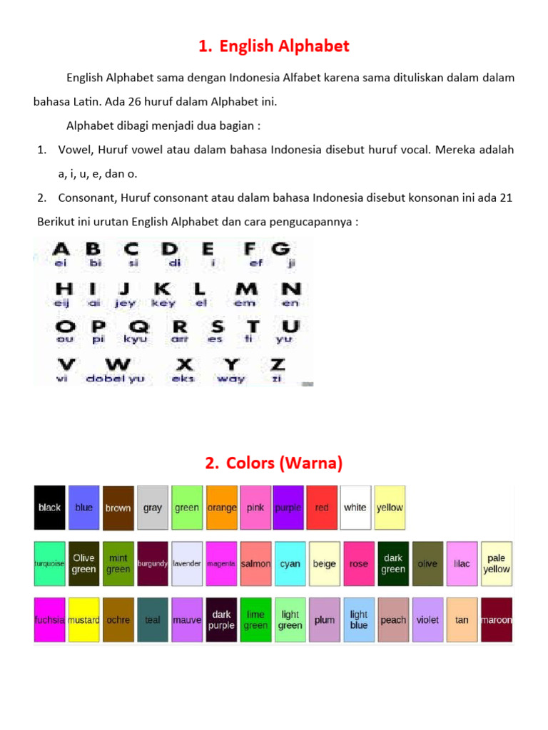 English Alphabet | PDF