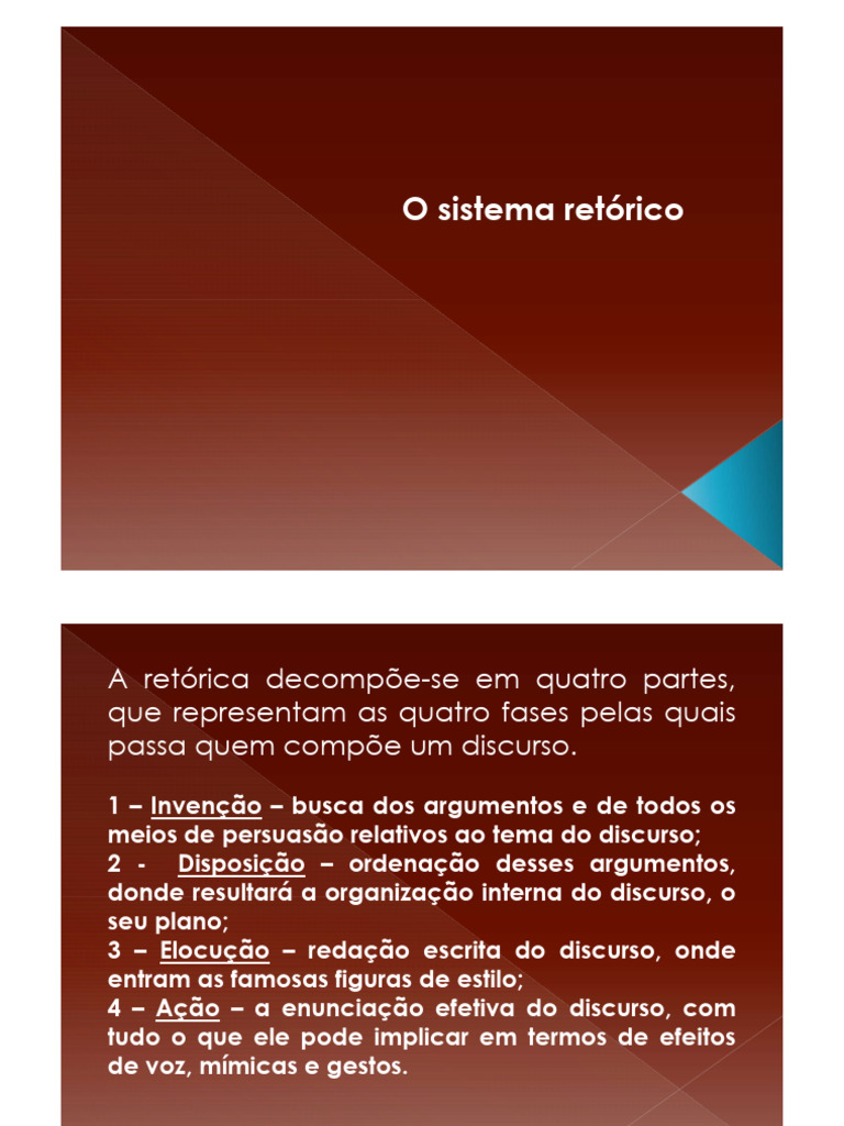 sistema_retorico | PDF | Retórica | Discurso